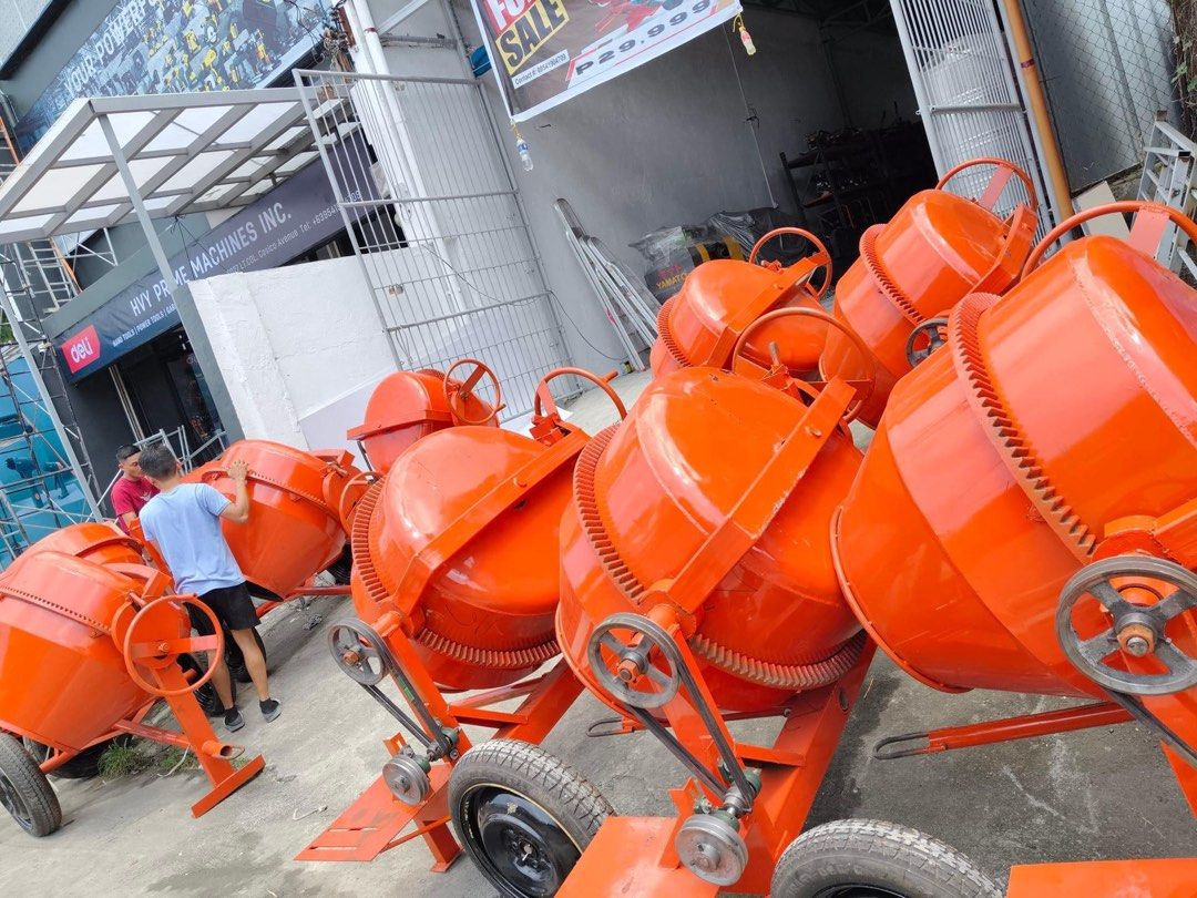 H-FRAME ONE BAGGER CEMENT MIXER WITH KAWASAKI ENGINE 7.5HP FREE WELDING ...