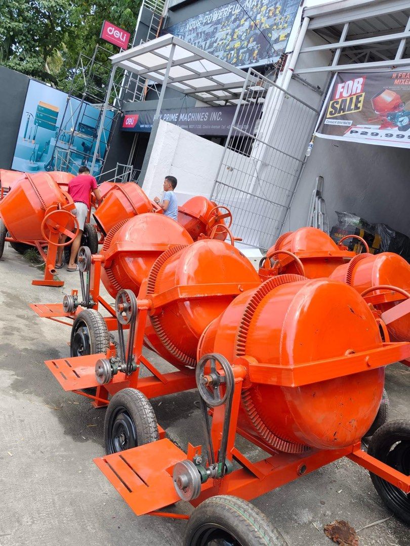 H-FRAME ONE BAGGER CEMENT MIXER WITH KAWASAKI ENGINE 7.5HP FREE WELDING ...