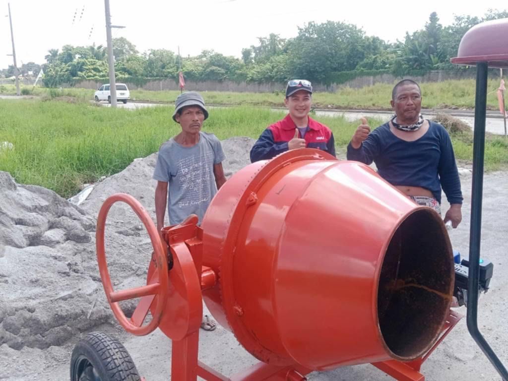 H-FRAME ONE BAGGER CEMENT MIXER WITH KAWASAKI ENGINE 7.5HP FREE WELDING ...