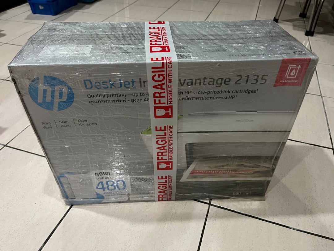 HP DeskJet Ink Advantage 2135, Computers & Tech, Printers, Scanners ...