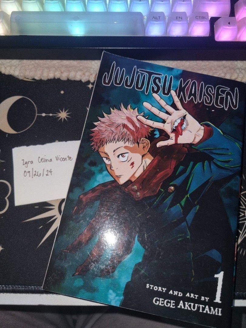 JUJUTSU KAISEN MANGA (JJK) VOLUME 1 & 2, Hobbies & Toys, Books ...