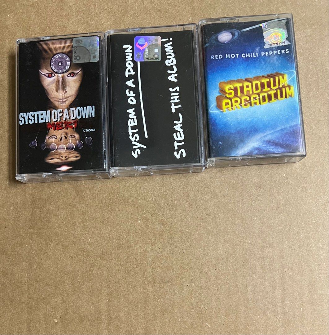 Kaset system of a down soad stadium arcadium red hot chili peppers rhcp ...