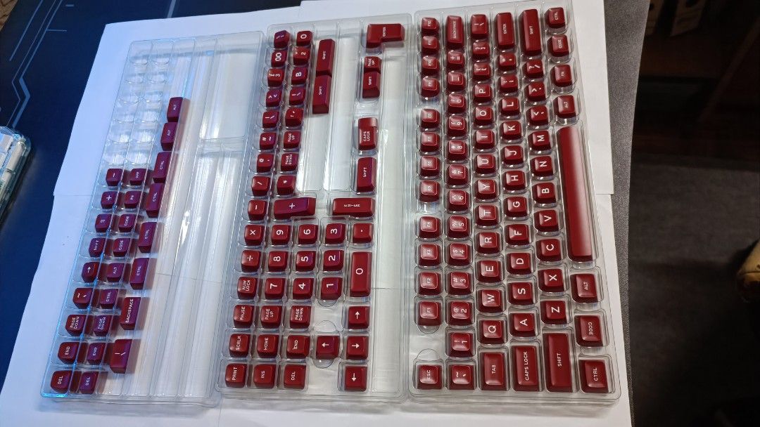 Keycaps Red Dragon SA Profile Double Shot PBT ., Computers & Tech ...