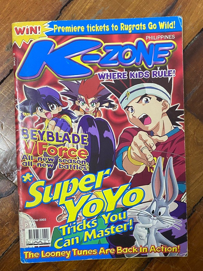 K-Zone Vintage Magazine November 2003 w/o Foldabots - Preloved BEYBLADE ...
