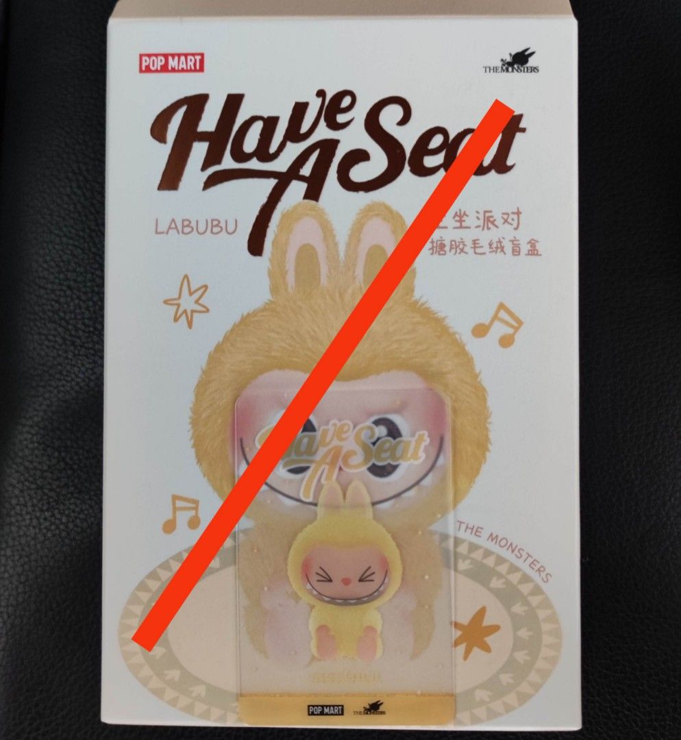 Labubu Authentic Baba Dada Ququ Zizi Hehe Sisi Have a Seat v2 Popmart ...