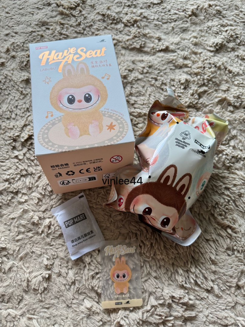 Labubu Have a seat BABA, Hobbies & Toys, Toys & Games on Carousell
