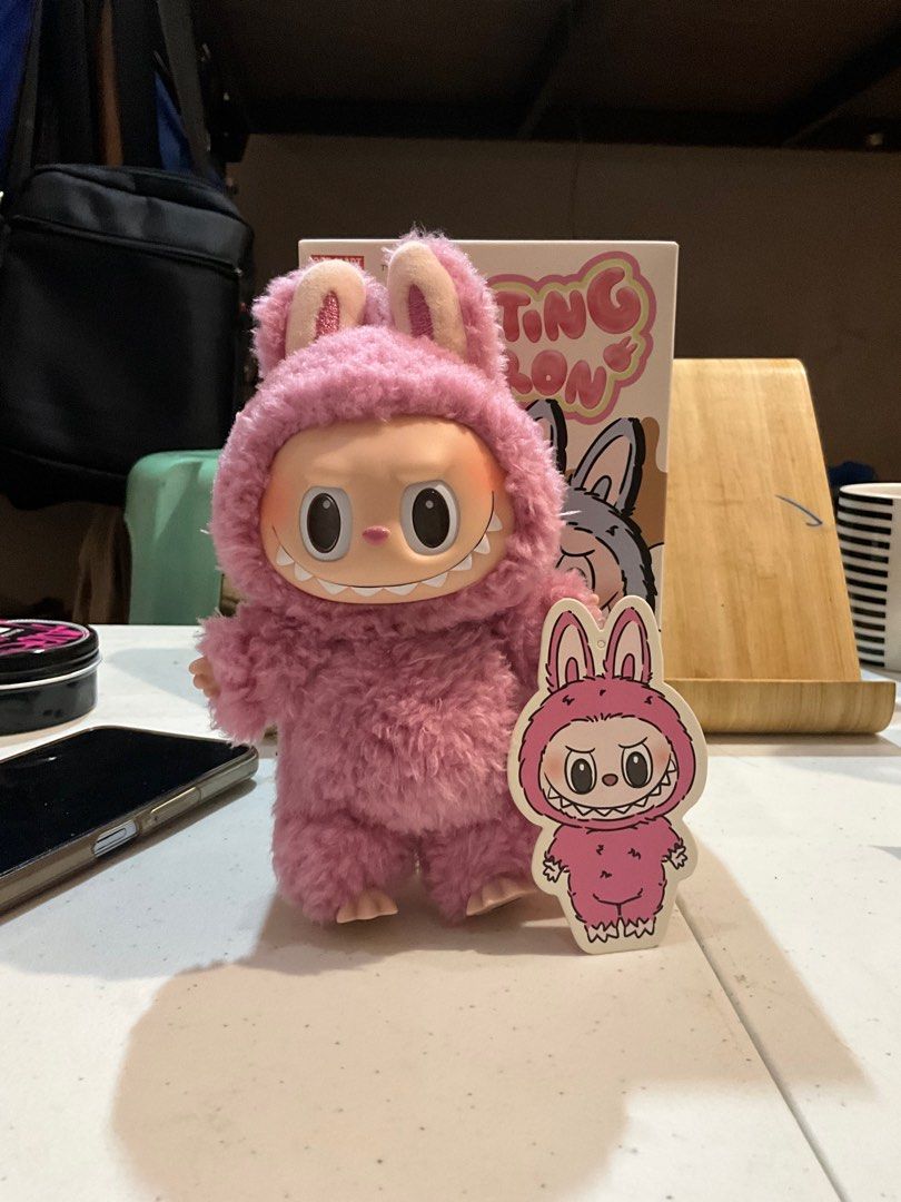 Labubu V1 Pink Color, Hobbies & Toys, Toys & Games on Carousell