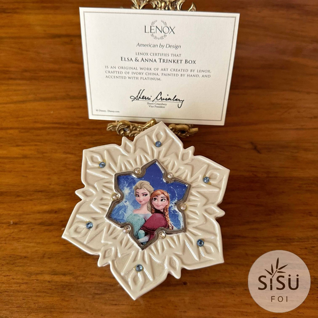 Lenox Frozen Elsa and Anna Trinket Box, Hobbies & Toys, Memorabilia ...