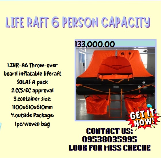 LIFE RAFT 6 PERSON CAPACITY, Everything Else, Others on Carousell