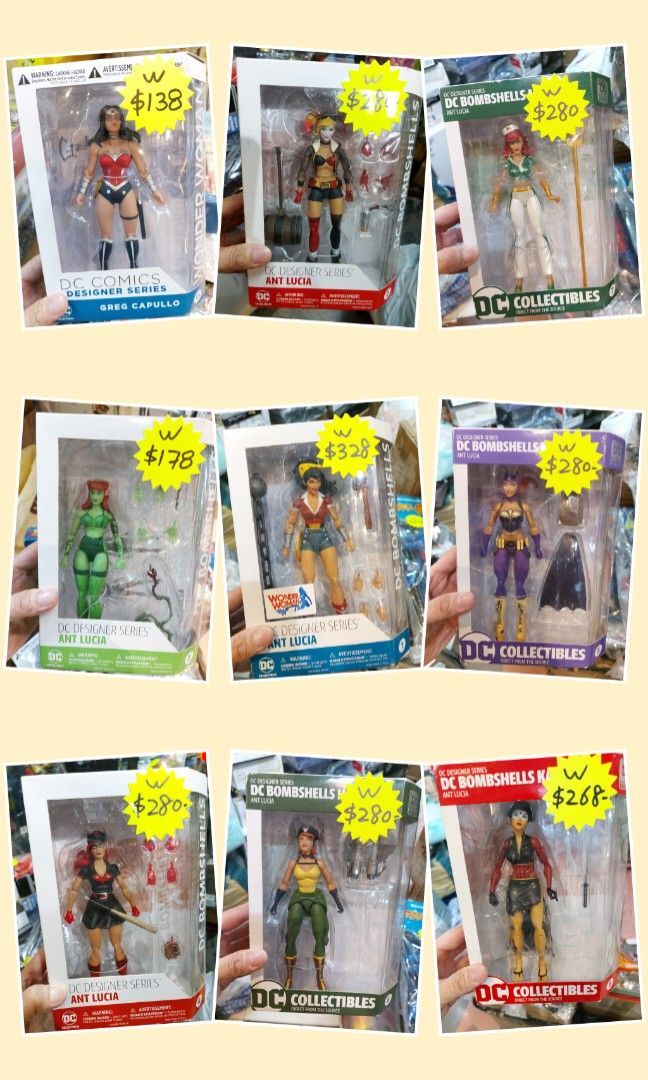 MARVEL LEGENDS DC BOMBSHELLS KATANA POISON IVY WONDER WOMAN HARLEY ...