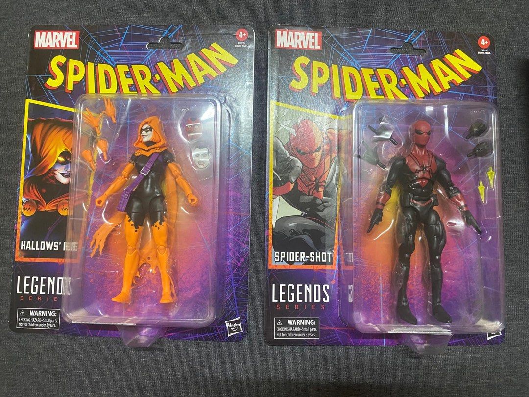 Marvel Legends Spiderman Spidershot Retro Card Set, Hobbies & Toys ...