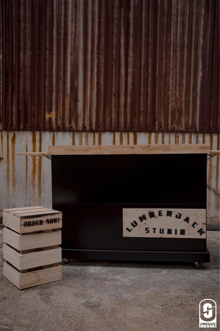 FOLDABLE COFFEE CART / MOBILE PUSH CART / CUSTOM PUSH CART / EVENT PUSH ...