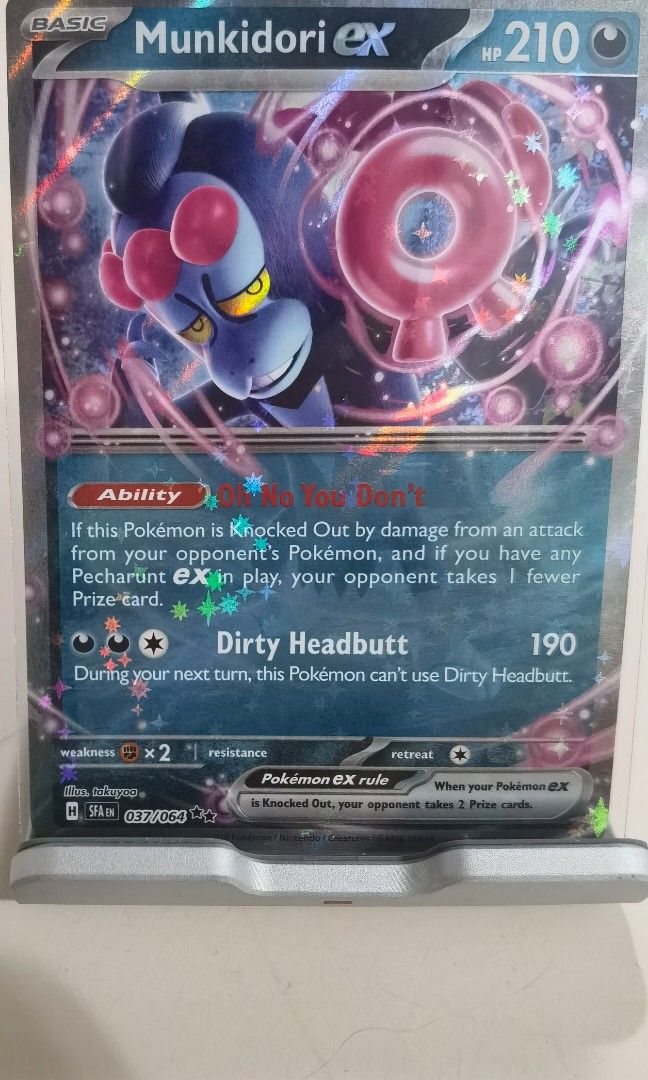 Munkidori EX Pokemon Trading Card Game TCG, Hobbies & Toys, Toys ...