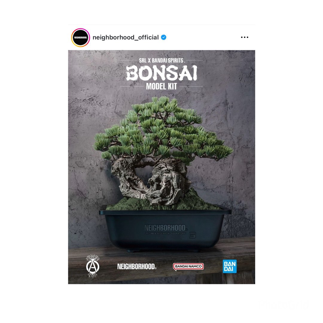 【限量代訂⚠️】NEIGHBORHOOD SRL X BANDAI SPIRITS . BONSAI MODEL KIT, 興趣及遊戲, 玩具 ...