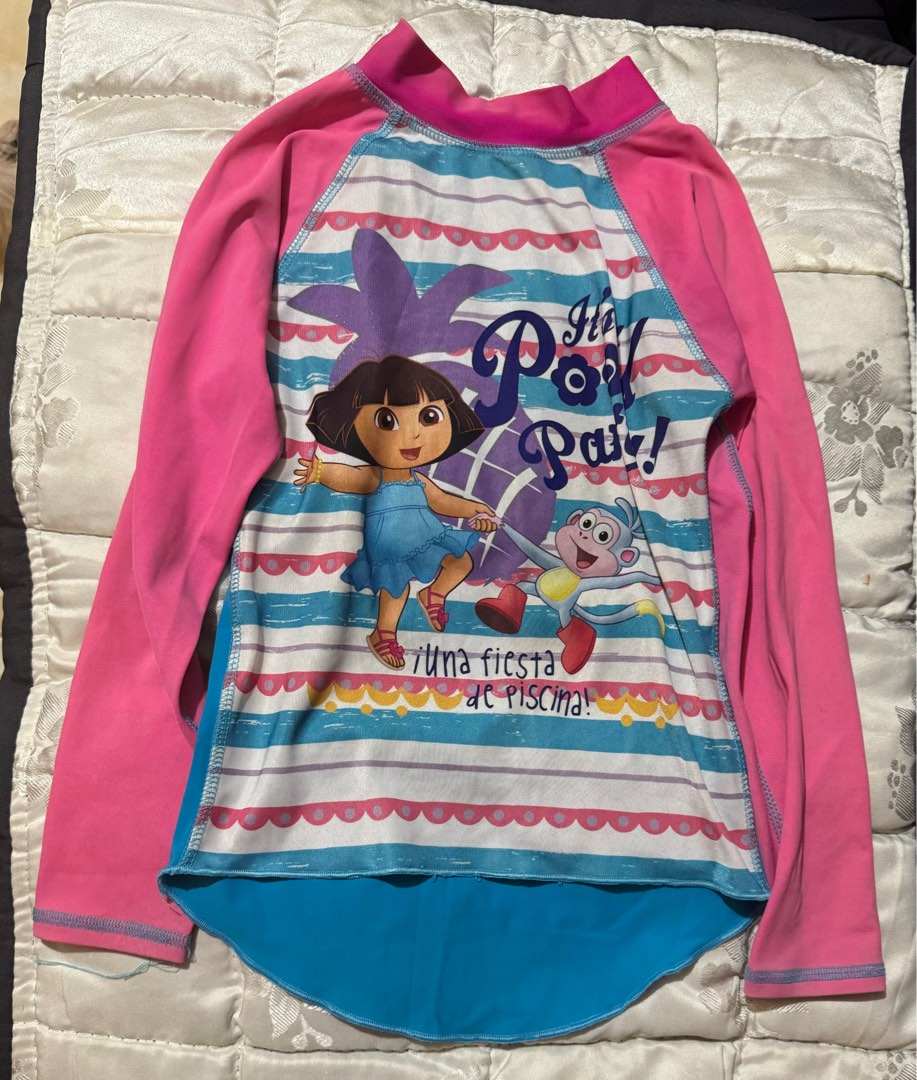 Nickelodeon - Dora Rashguard, Babies & Kids, Babies & Kids Fashion on ...