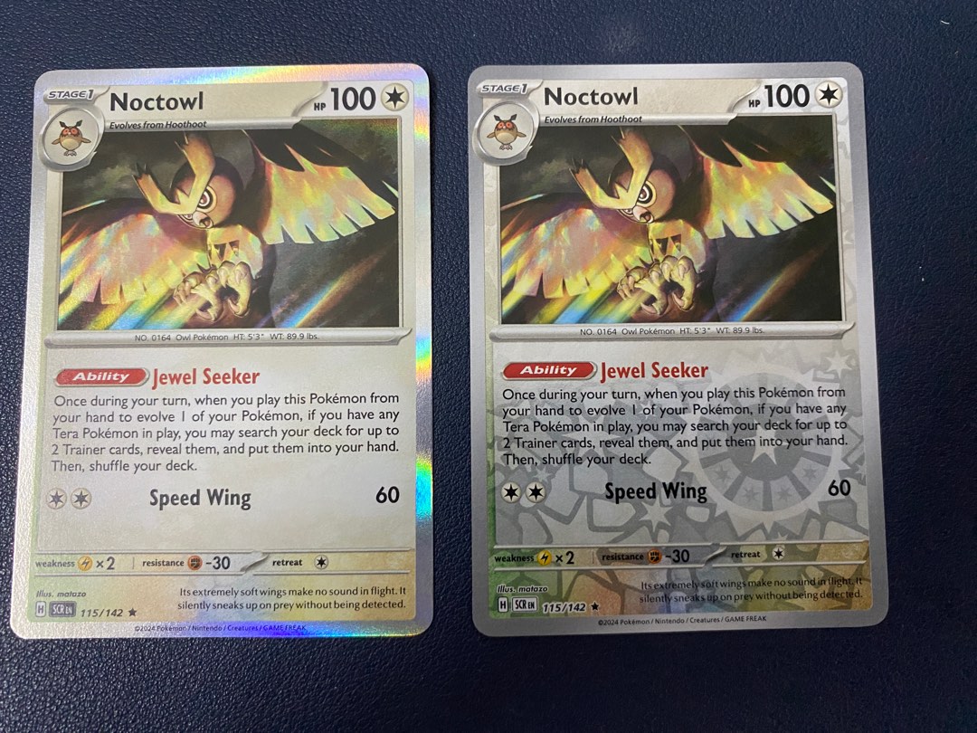 Noctowl 115/142 Stellar Crown Pokémon TCG, Hobbies & Toys, Toys & Games ...