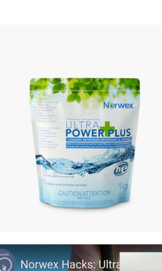 Norwex Laundry Detergent 1kg, Furniture & Home Living, Cleaning ...