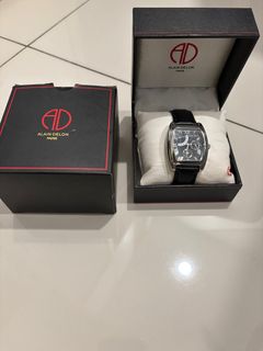 Original ALAIN DELON Square Watch, Men's Fashion, Watches & Accessories ...