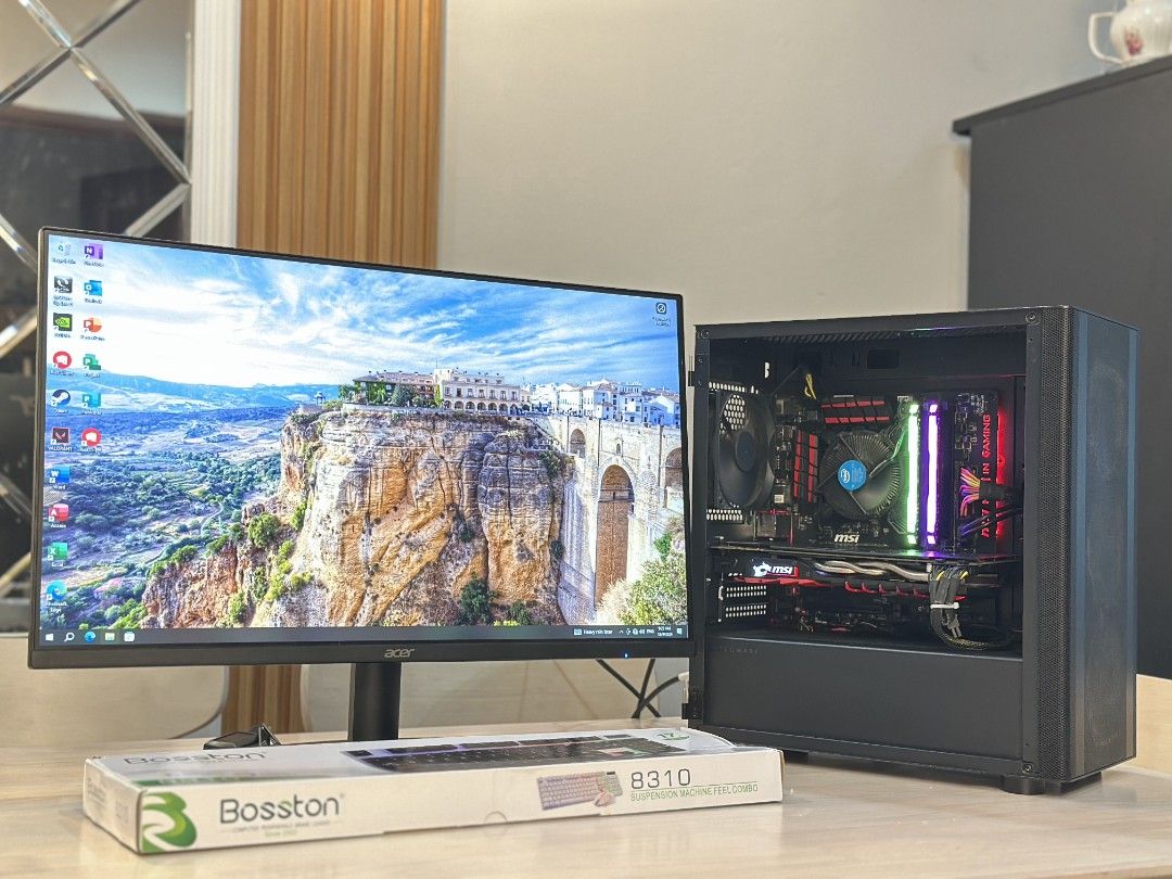 PC GAMINF I7 6700 GTX 1070 16GB RAM FULL SET, Computers & Tech ...