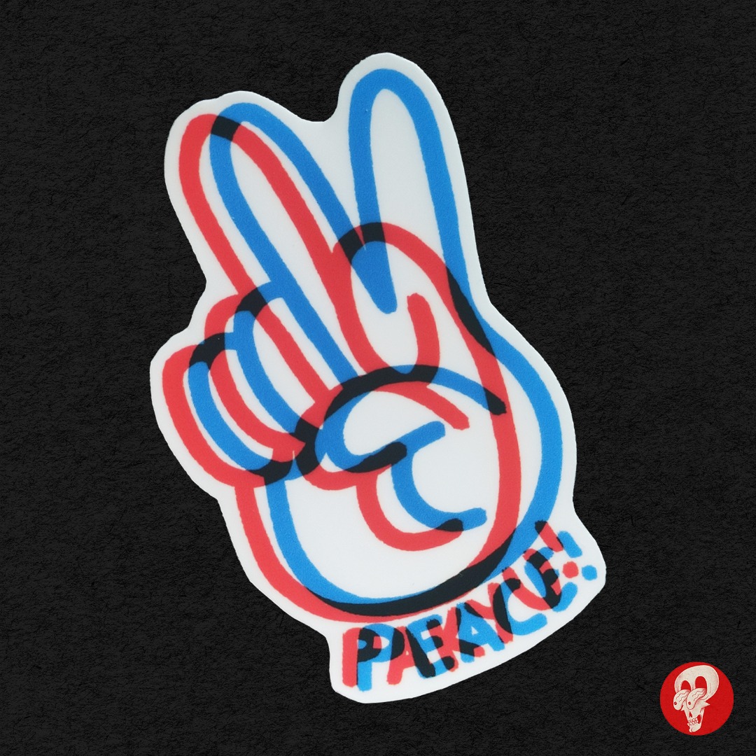 Peace Pero Pakyu Custom Vinyl Sticker, Hobbies & Toys, Stationary ...