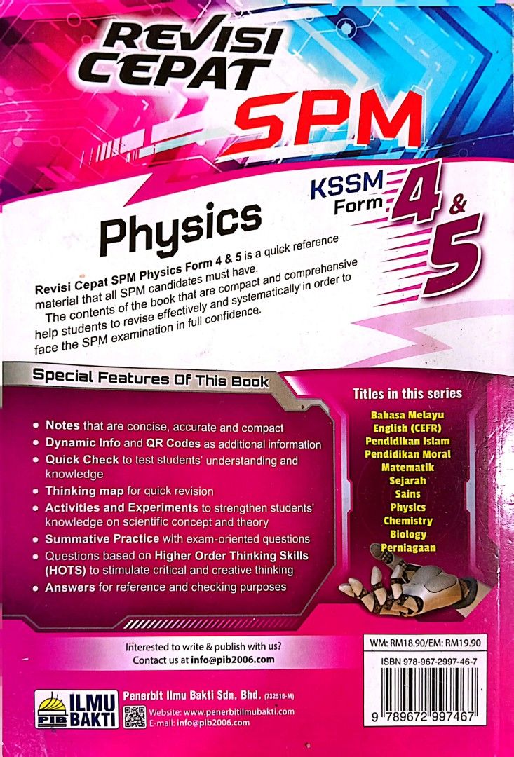 Physics SPM KSSM Form 4&5, Hobbies & Toys, Books & Magazines ...