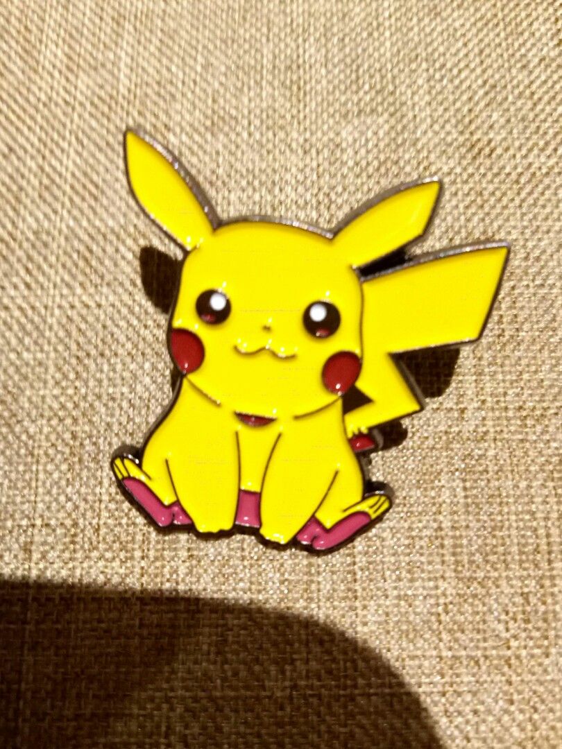 Pokemon Pikachu Enamel Pin, Luxury, Accessories on Carousell