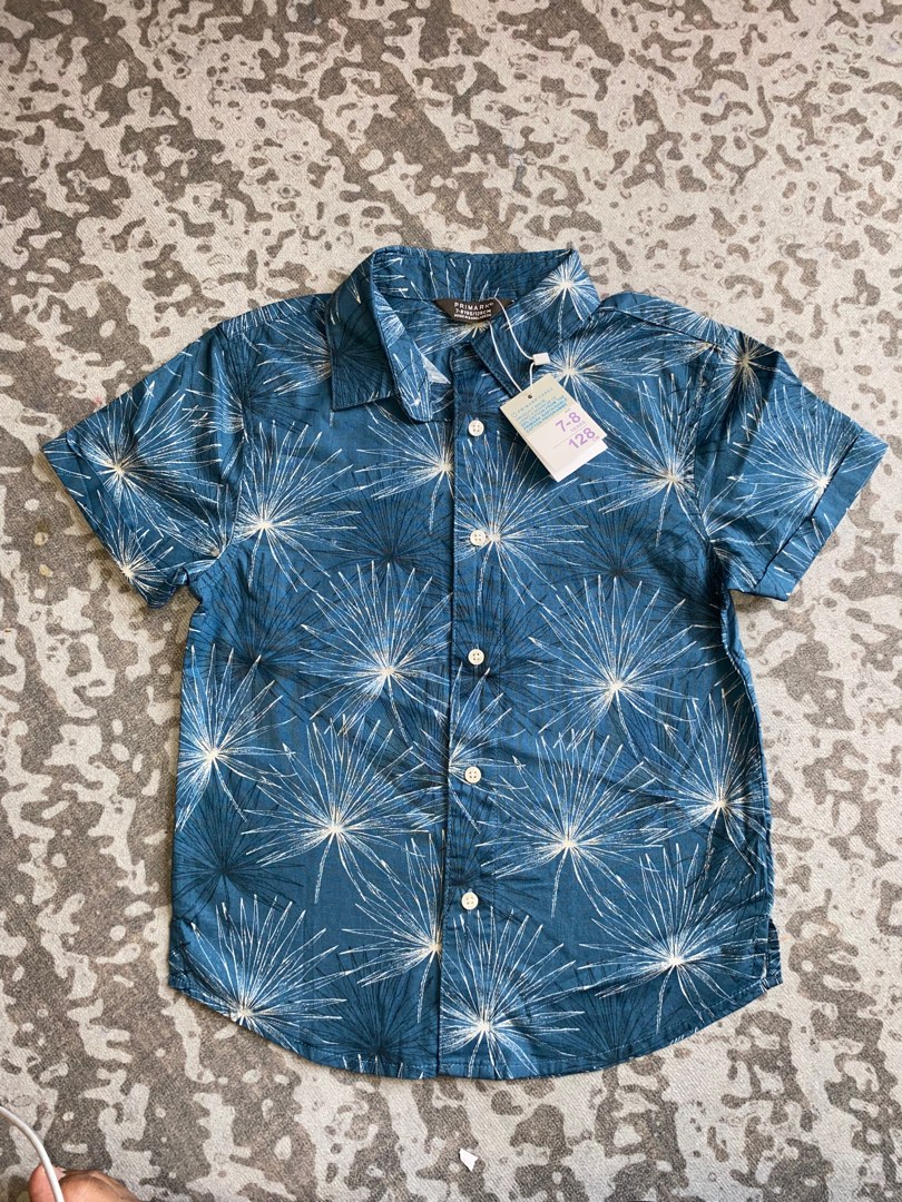 Primark Boy Kemeja (Size 7-8y), Babies & Kids, Babies & Kids Fashion on ...