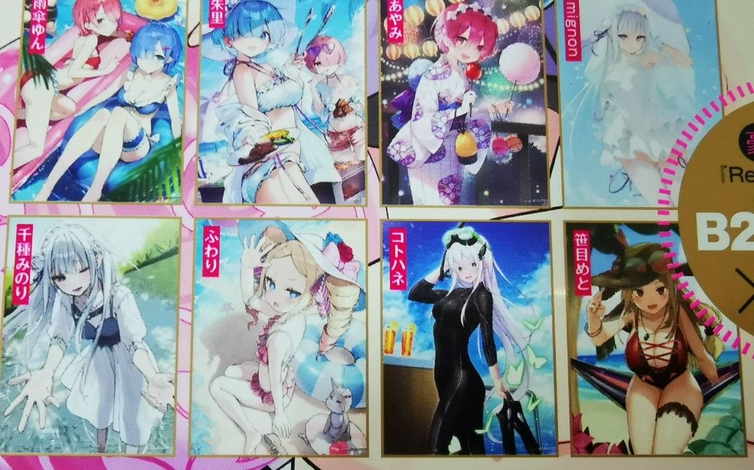 RE Zero Giant B2 Poster, Hobbies & Toys, Collectibles & Memorabilia, Fan Merchandise on Carousell