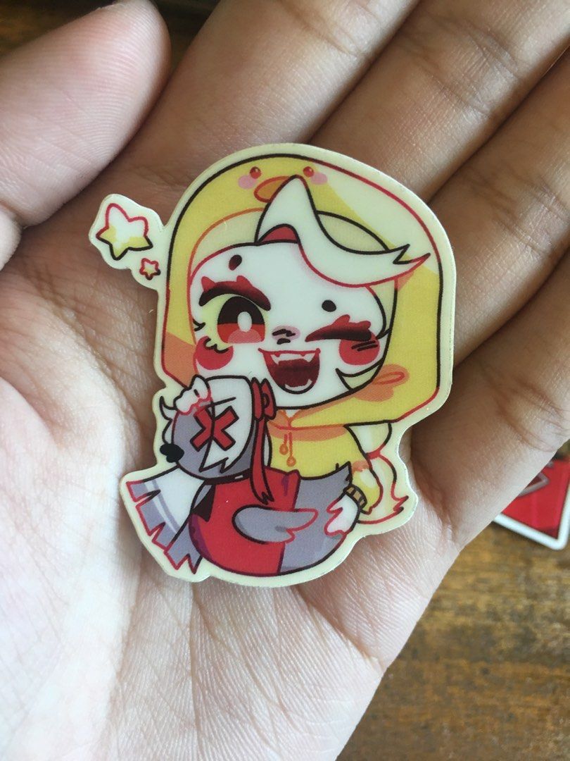 (Read Caption) Waterproof Hazbin Hotel Charlie Vaggie and Alastor chibi ...