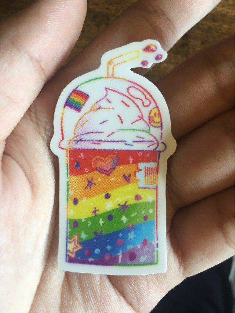 (Read Caption) Waterproof vinyl Pride LGBTQ+ Bisexual Aromantic Lesbian ...