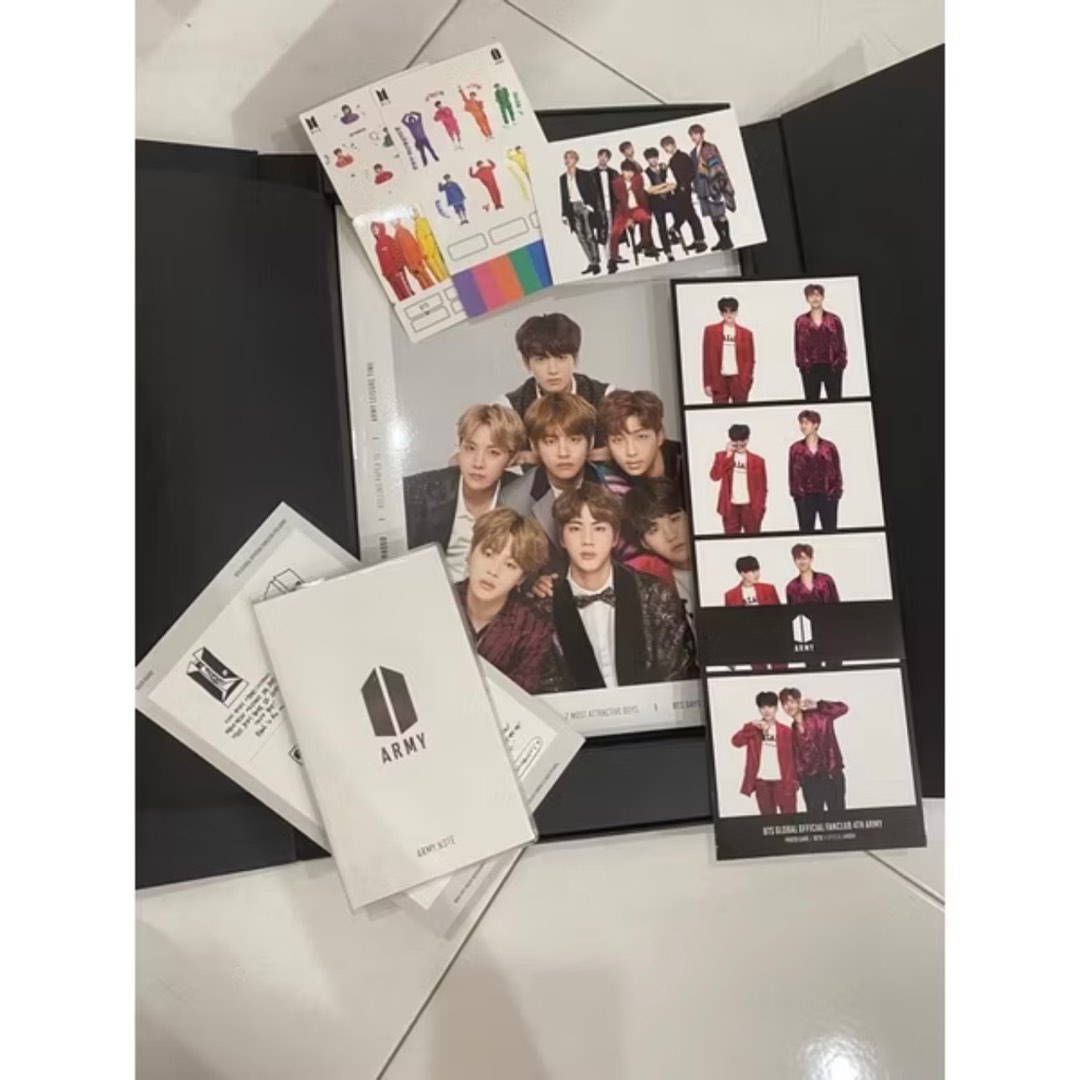 [READYSTOCK | OFFICIAL] BTS 4th ARMY Fanclub Kit Full Set, Hobbies ...