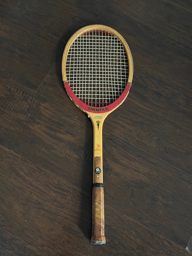 Red Laver Vintage Racket | Circa 70s, Sports Equipment, Sports & Games ...