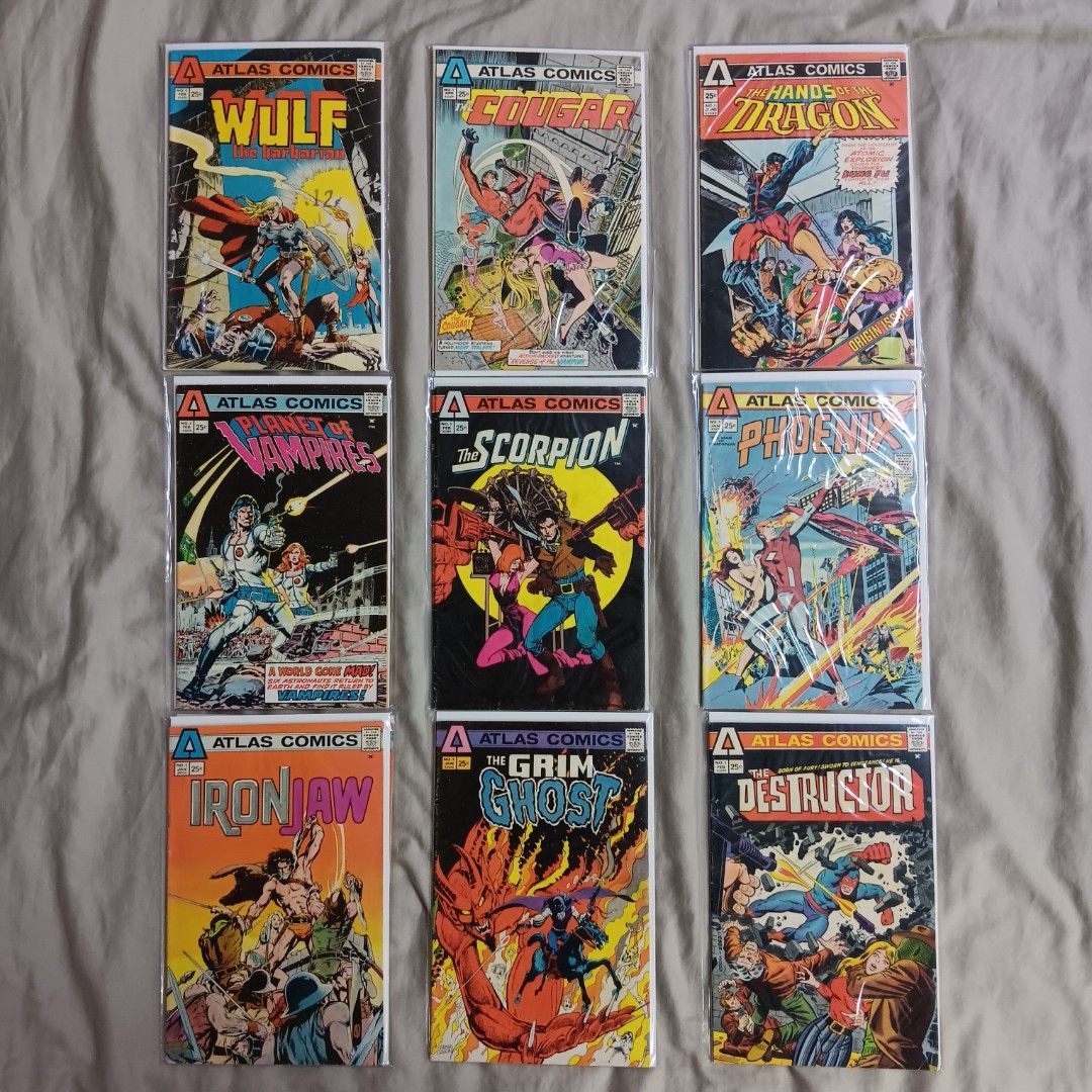 RM50 each. Atlas comics premiere issue. 1st appearances, Hobbies & Toys ...