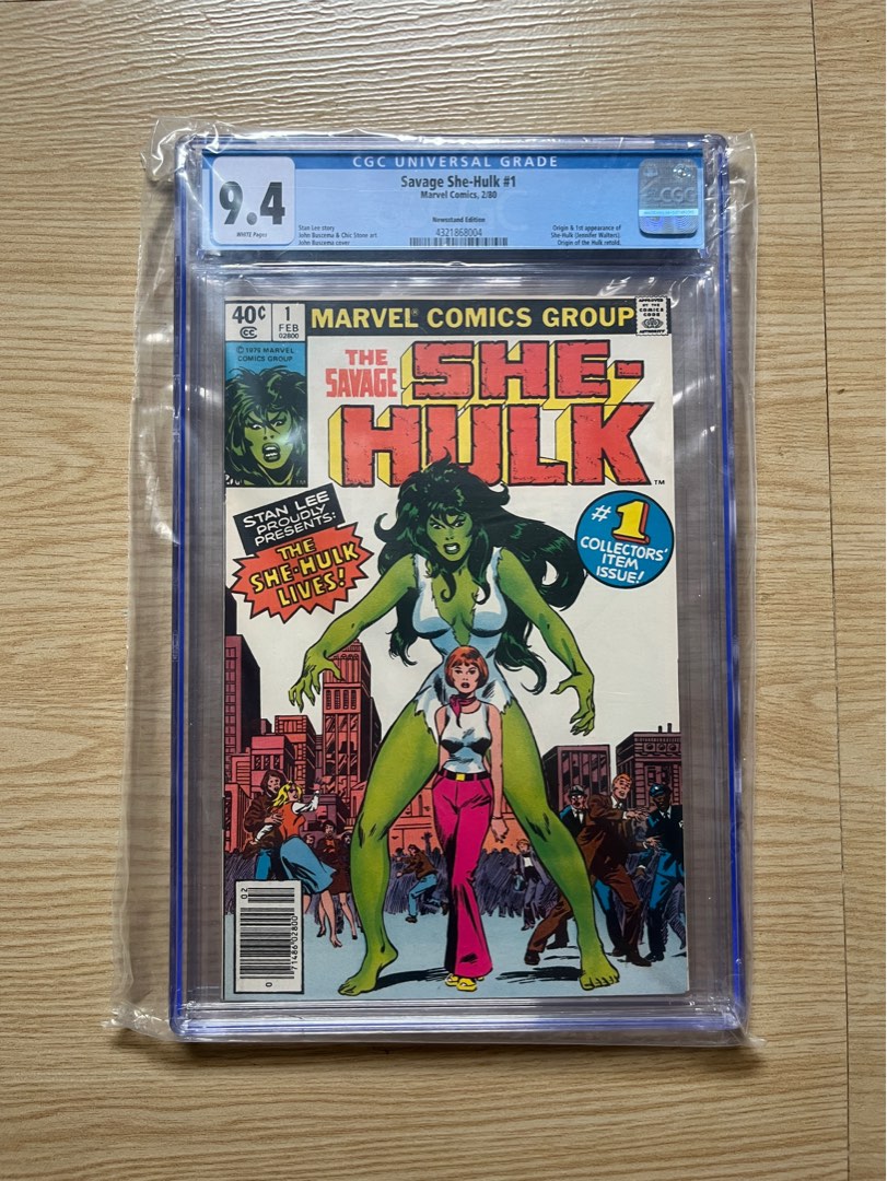 Savage She-Hulk #1 - First Appearance of She-Hulk CGC 9.4, Hobbies ...