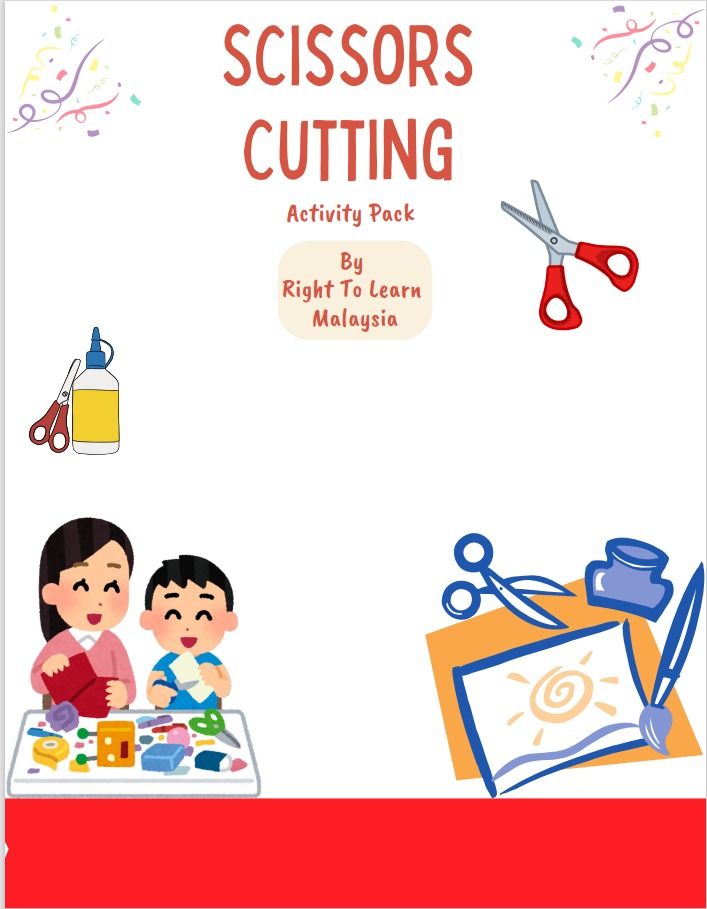 PDF/SOFTCOPY Scissors cutting skills for children. 46 pages of ...