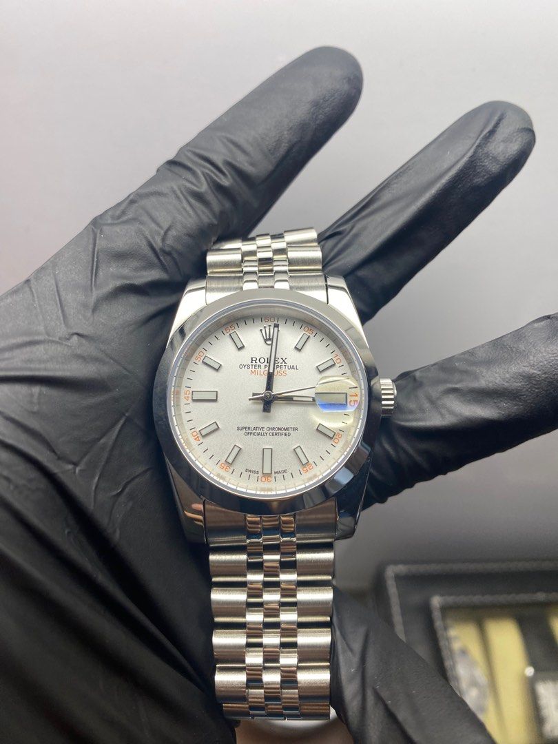 Seiko Mod with Rolex dial 36mm, Luxury, Watches on Carousell