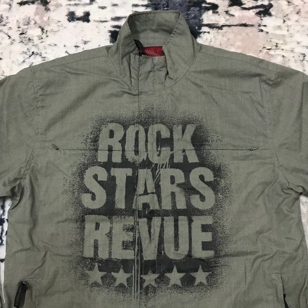 SLOW HAND JAM ROCK START REVUE 5STAR ZIP UP JACKET, Men's Fashion ...
