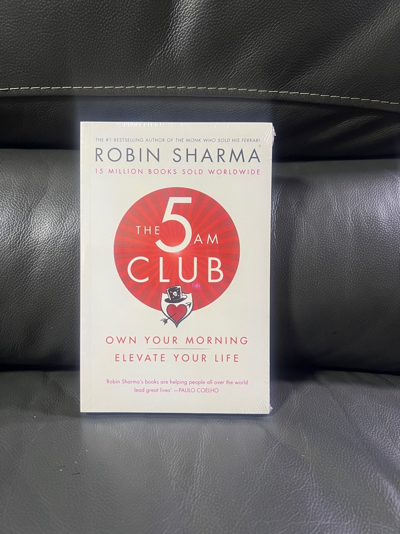 【現貨】The 5AM Club: Own Your Morning. Elevate Your Life. By Robin Sharma ...