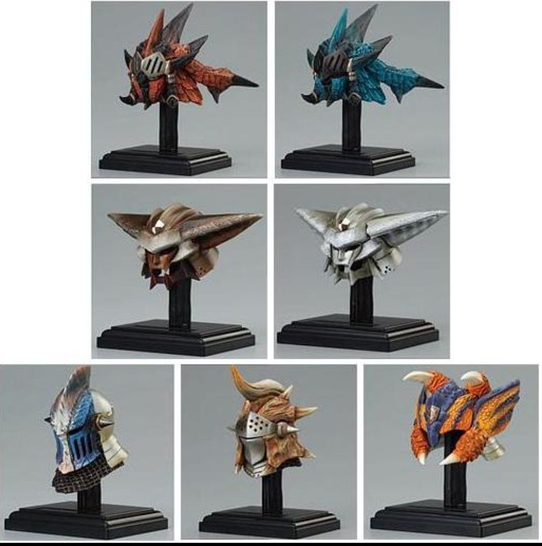 Trading Figures : Monster Hunter Hunting Armor - Kabuto (Set of 7 ...