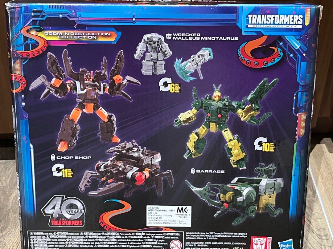 Transformers Legacy Doom N Destruction Chop Shop and Barrage with ...