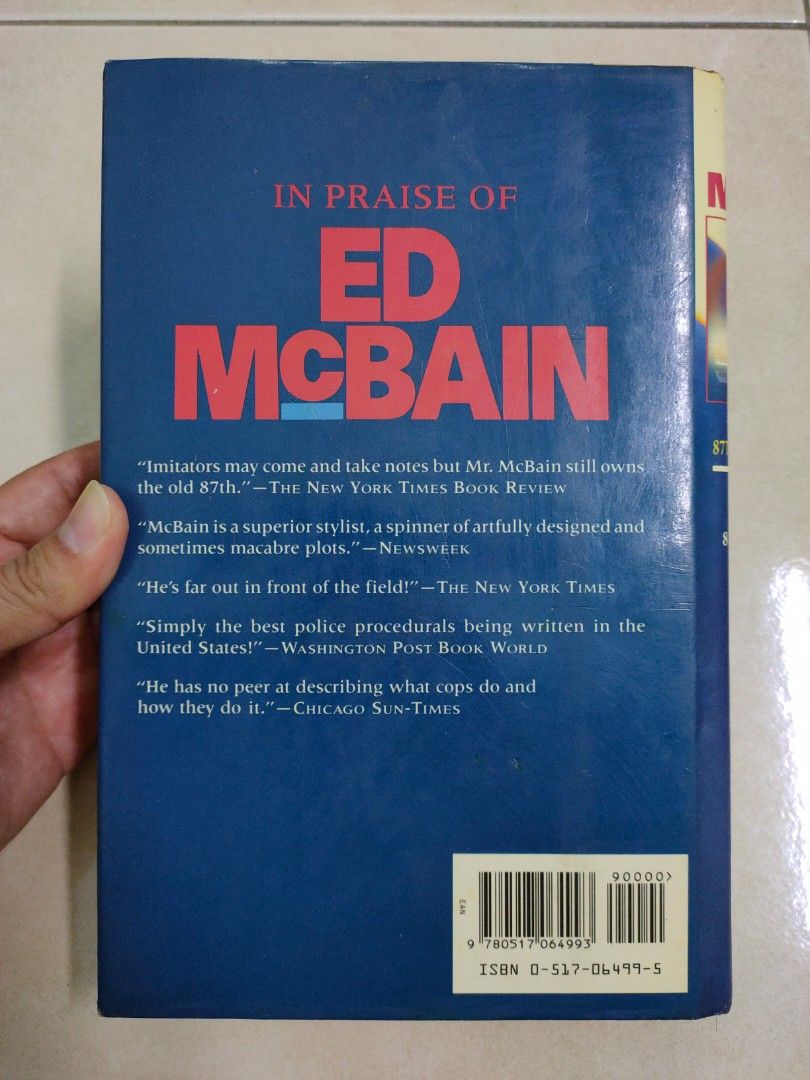[Used] (Hardcover) Tricks + Ice + 8 Black Horses by Ed McBain (Thriller ...