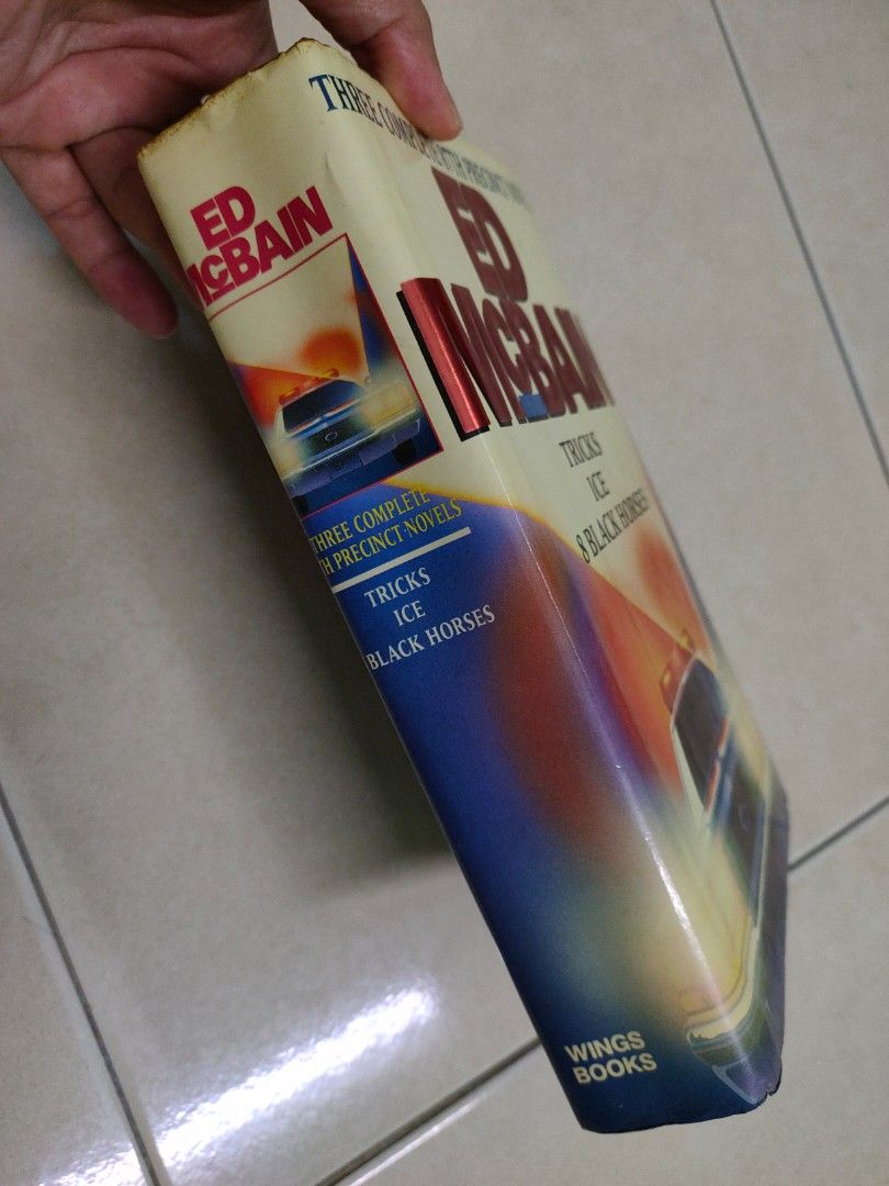 [Used] (Hardcover) Tricks + Ice + 8 Black Horses by Ed McBain (Thriller ...
