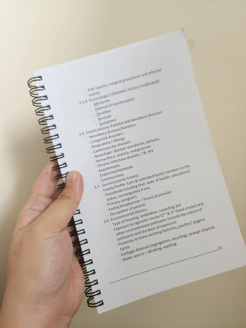 UST Handbook On Pediatric History Taking, Physical Examination and ...
