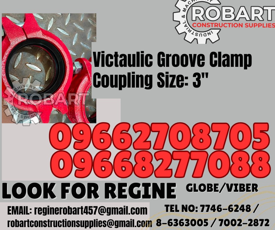 Victaulic Groove Clamp Coupling Size: 3", Commercial & Industrial ...