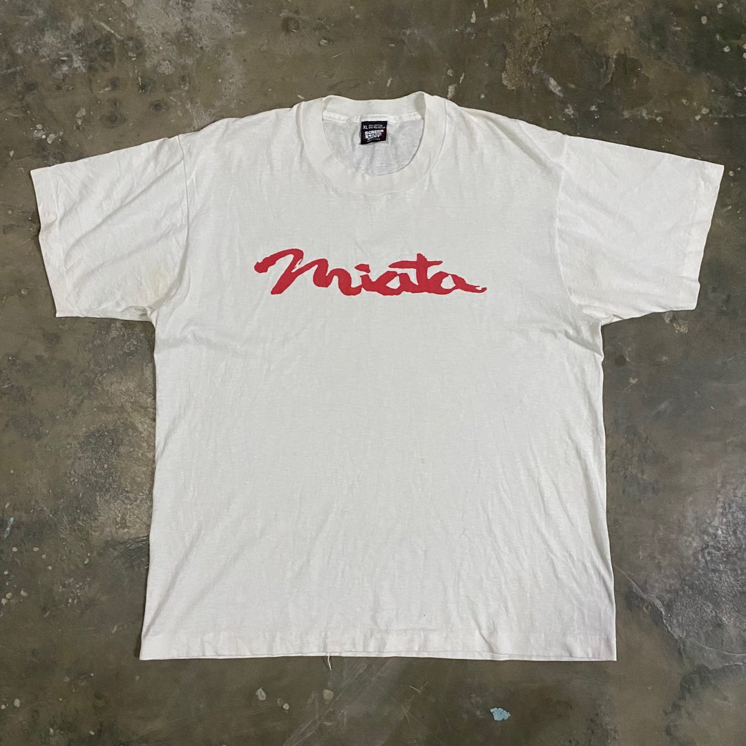 Vintage 90s mazda miata mx-5 t-shirt, Men's Fashion, Tops & Sets ...