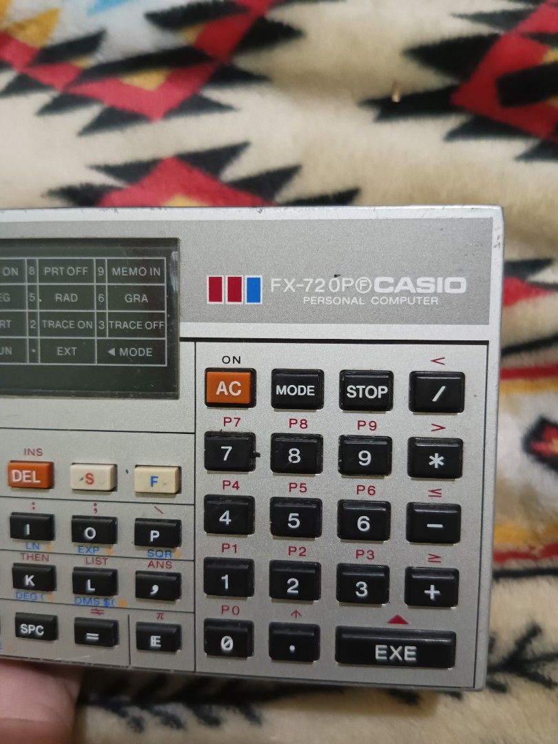 Vintage Casio FX-720p personal computer calculator, Hobbies & Toys ...