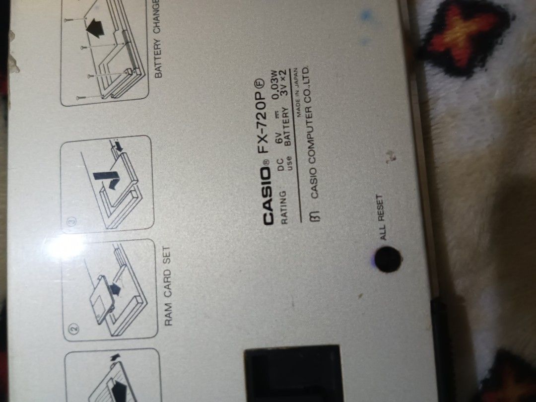 Vintage Casio FX-720p personal computer calculator, Hobbies & Toys ...