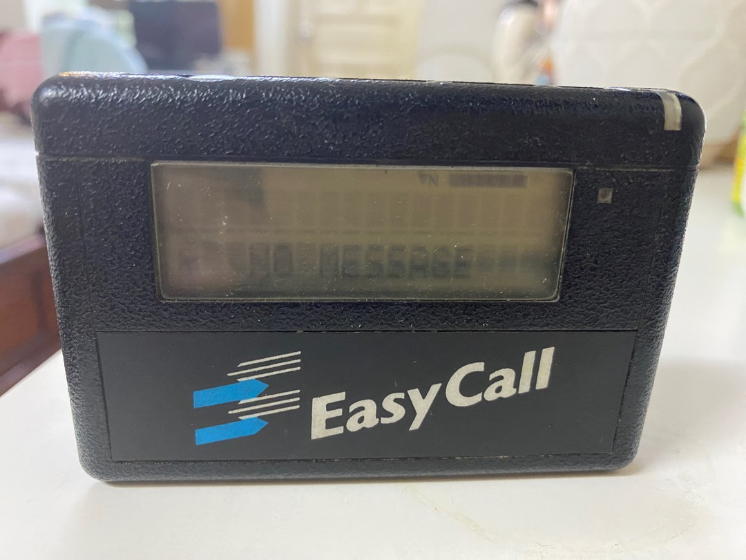 Vintage Easy Call Beepers - Sms Messages using Telephone Call Old ...