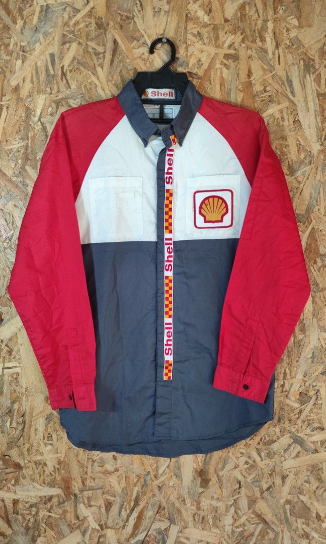 Vtg SHELL Uniform Worker, Men's Fashion, Coats, Jackets and Outerwear ...