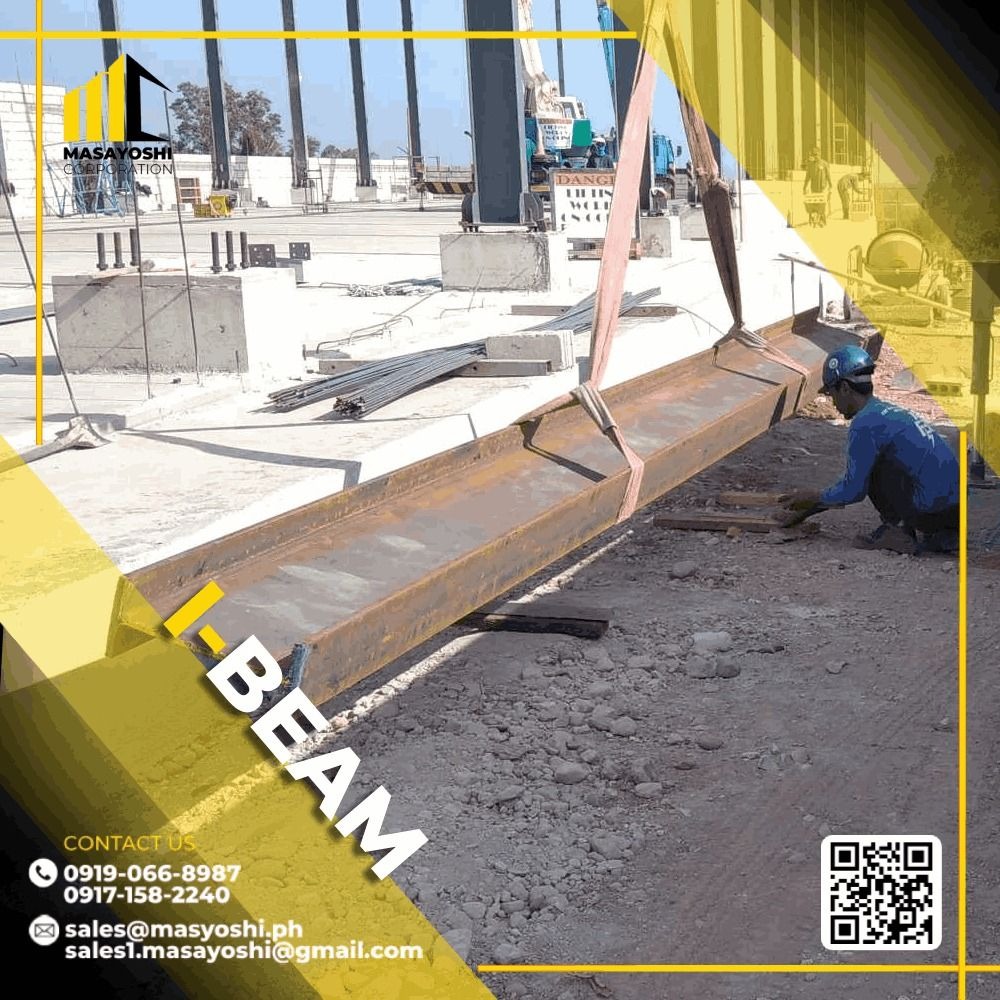 WIDE FLANGE, I BEAM x 6m, Beam, Angle Bar, Cyclone Wire, Hoist, Plywood ...